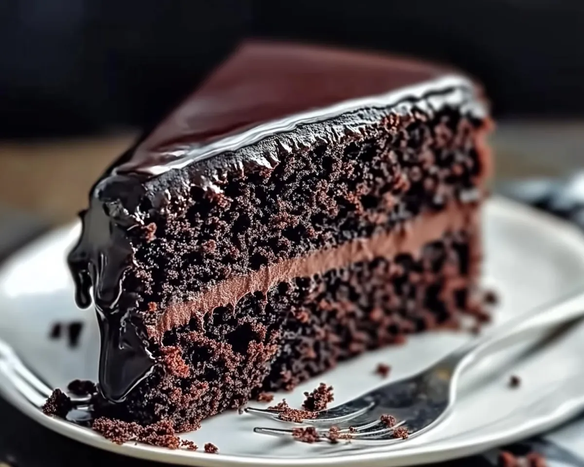 easy Midnight Fudge Cake - Newsile