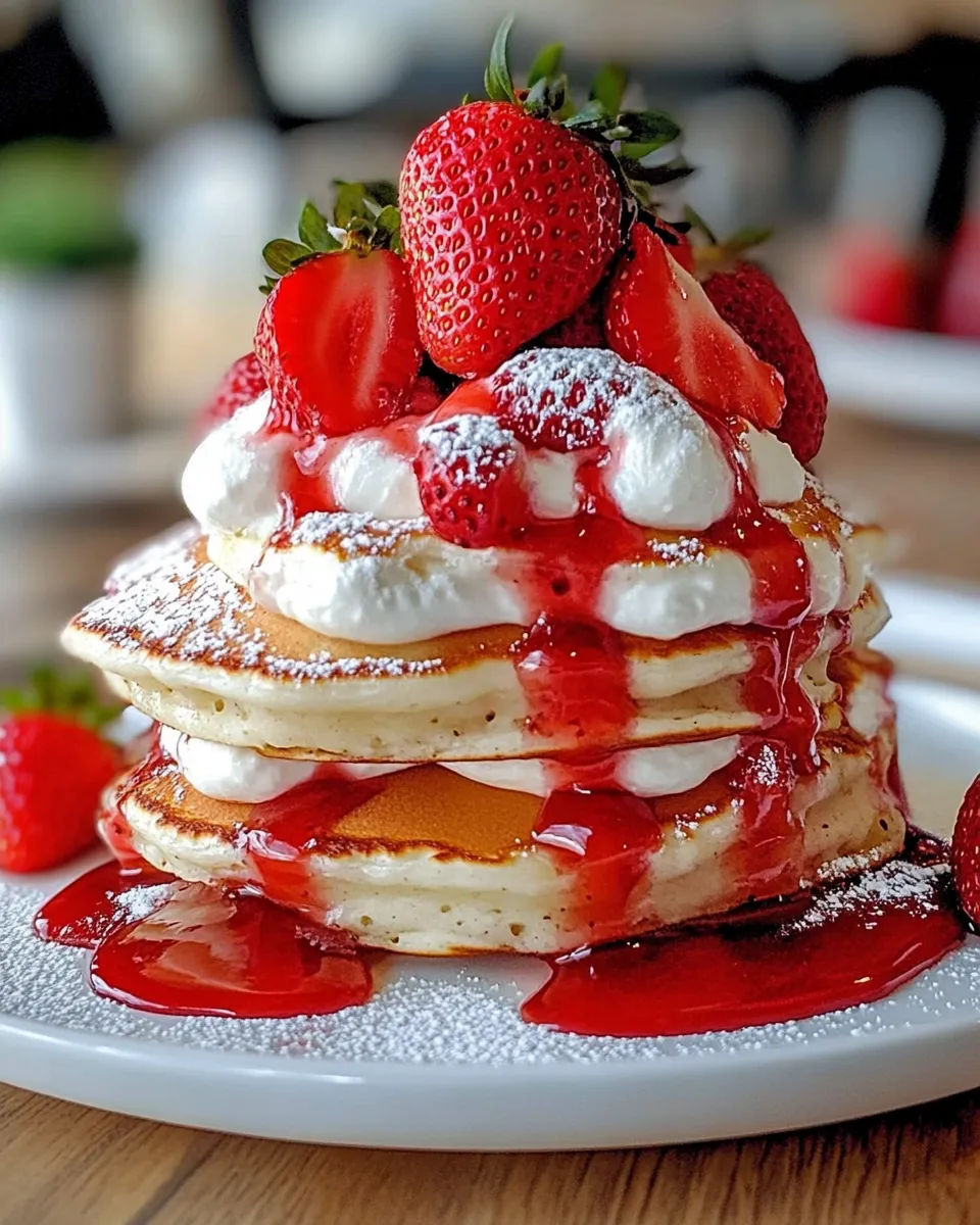 Strawberry Shortcake Pancakes - Newsile