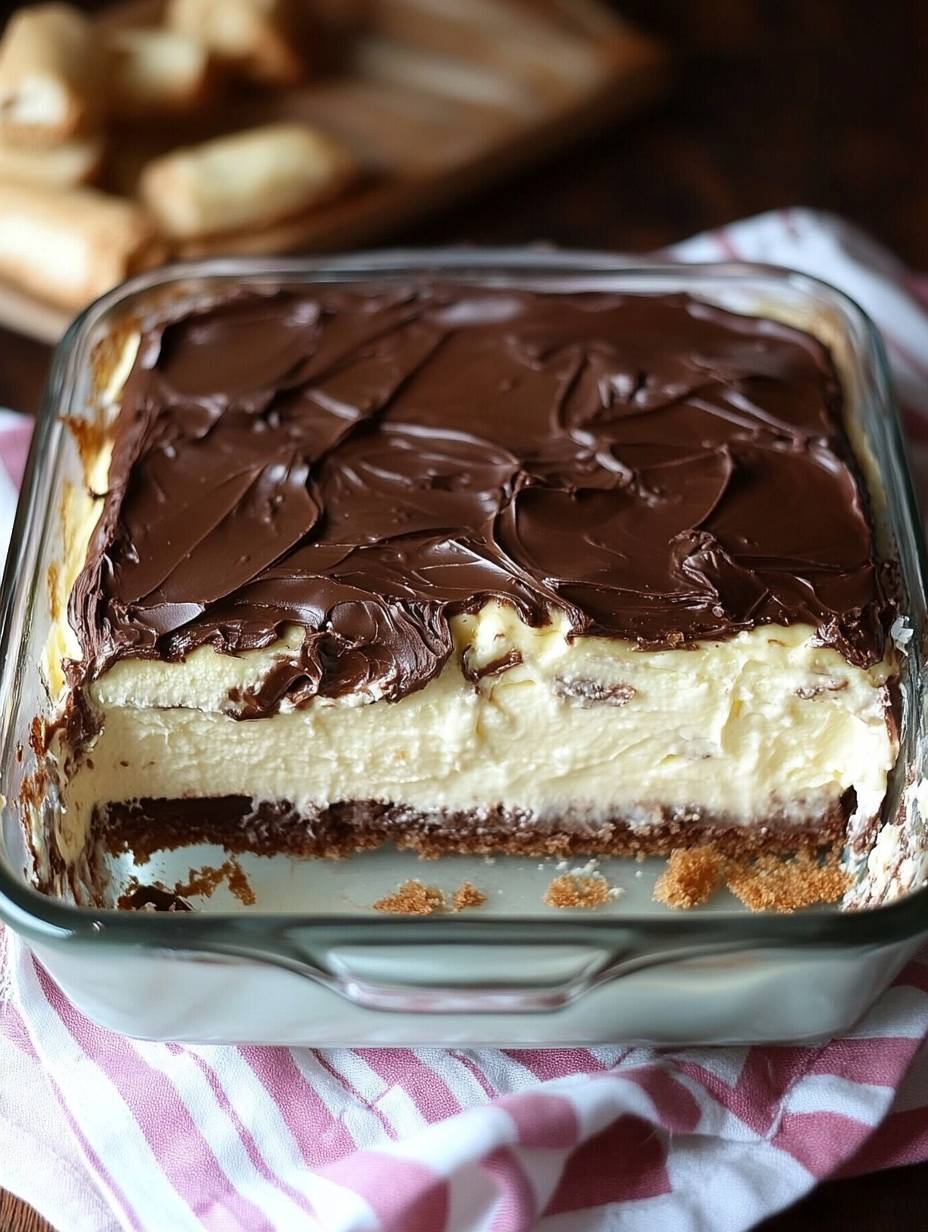 No bake Chocolate Eclair Cake - Newsile