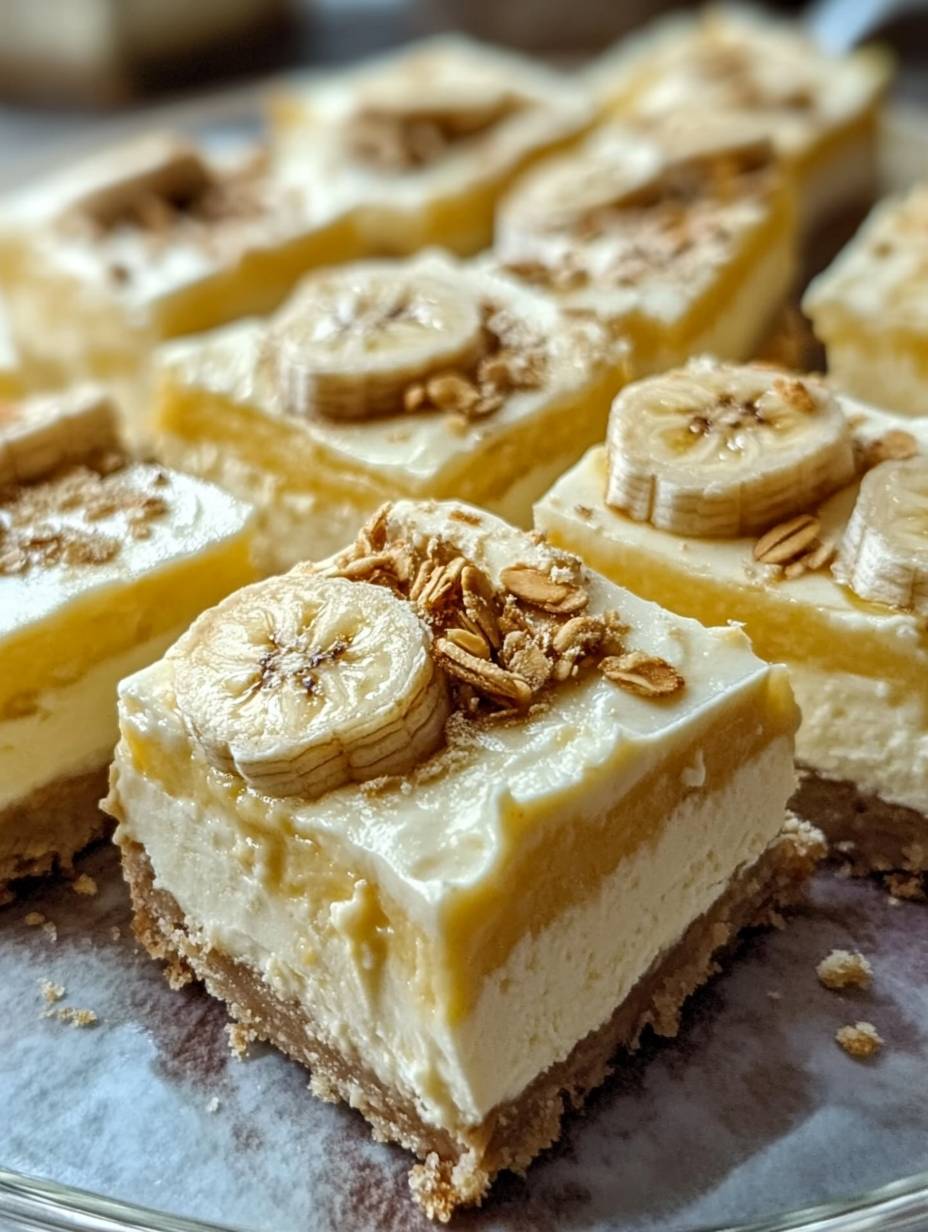 Banana Pudding Cheesecake Squares - Newsile