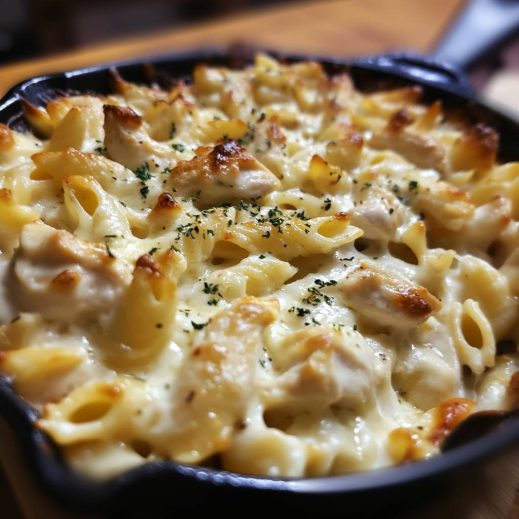 Creamy Garlic Chicken and Ranch Pasta Bake - Newsile