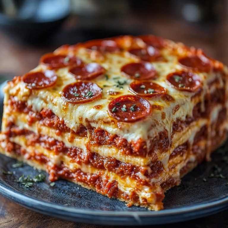Delicious Pepperoni Pizza Layer Cake - Newsile