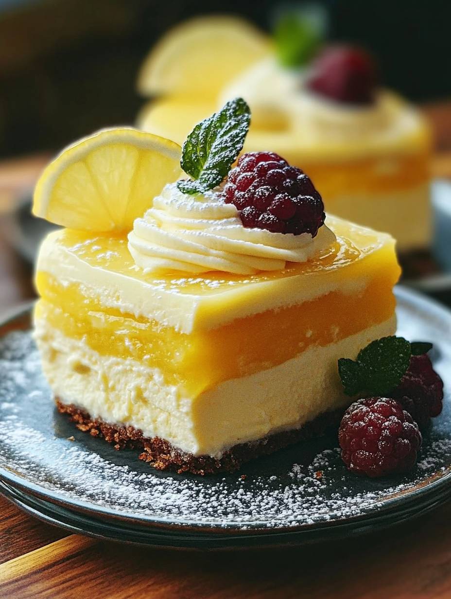 Lemon Mousse Cake - Newsile