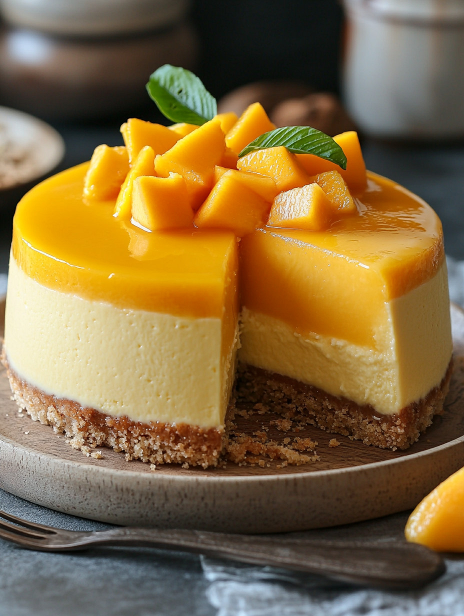 Mango Cheesecake recipe - Newsile