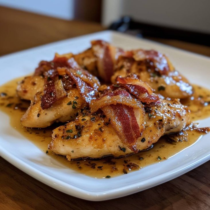 Maple Glazed Chicken with Crispy Bacon - Newsile