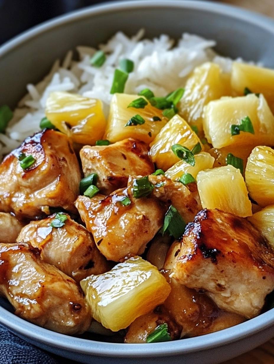 easy Pineapple Chicken and Rice - Newsile