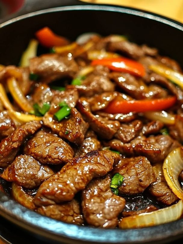 best Sizzling Chinese Pepper Steak with Onions - Newsile