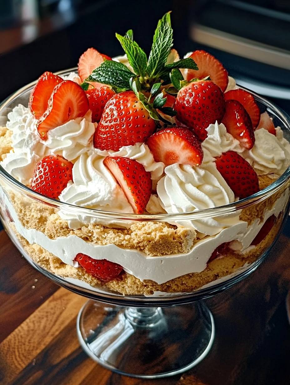 Strawberry Cheesecake Trifle - Newsile