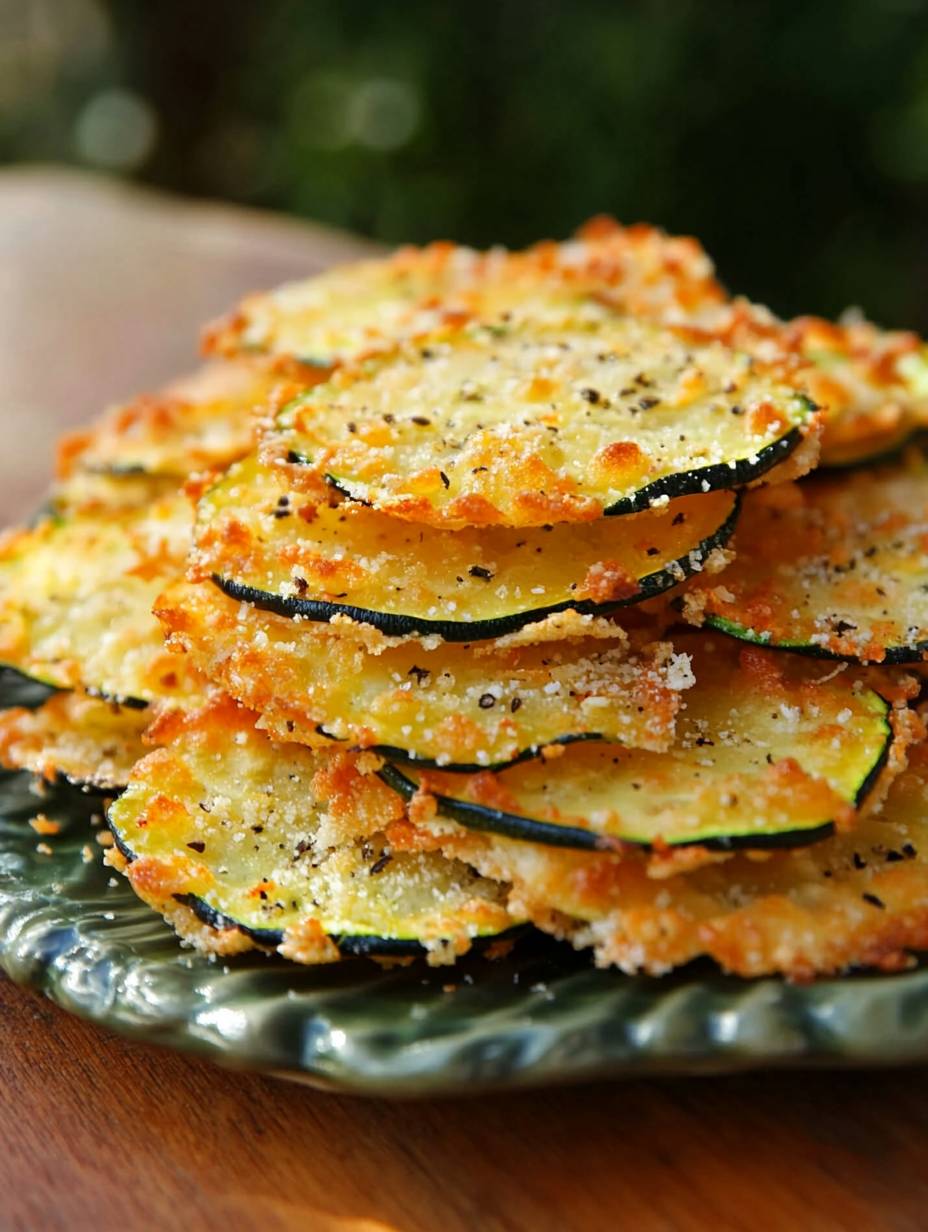 Zucchini Parmesan Crisps - Newsile