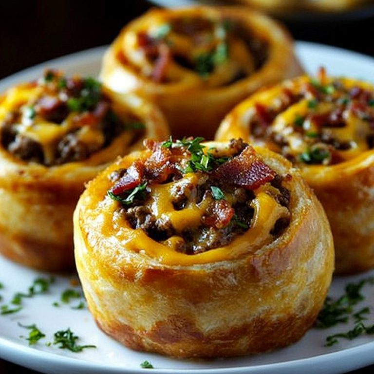 Bacon Cheeseburger Roll-Ups - Newsile