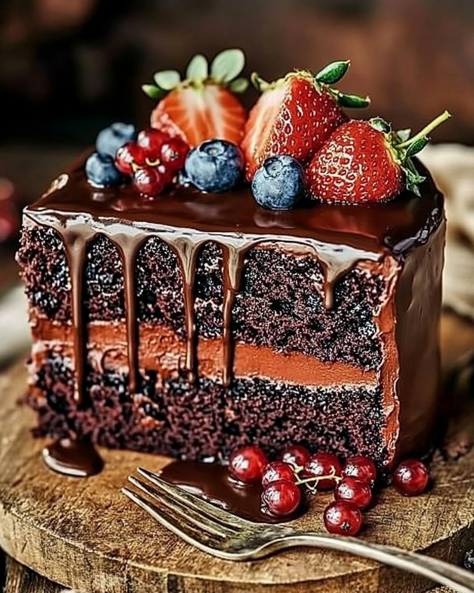 Easy Melt-and-Mix Chocolate Mud Cake - Newsile