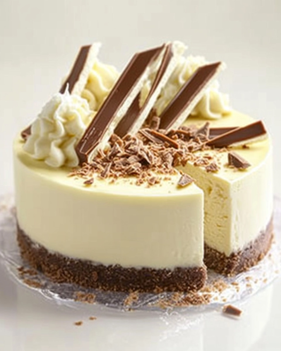 White Chocolate Ganache Cheesecake - Newsile