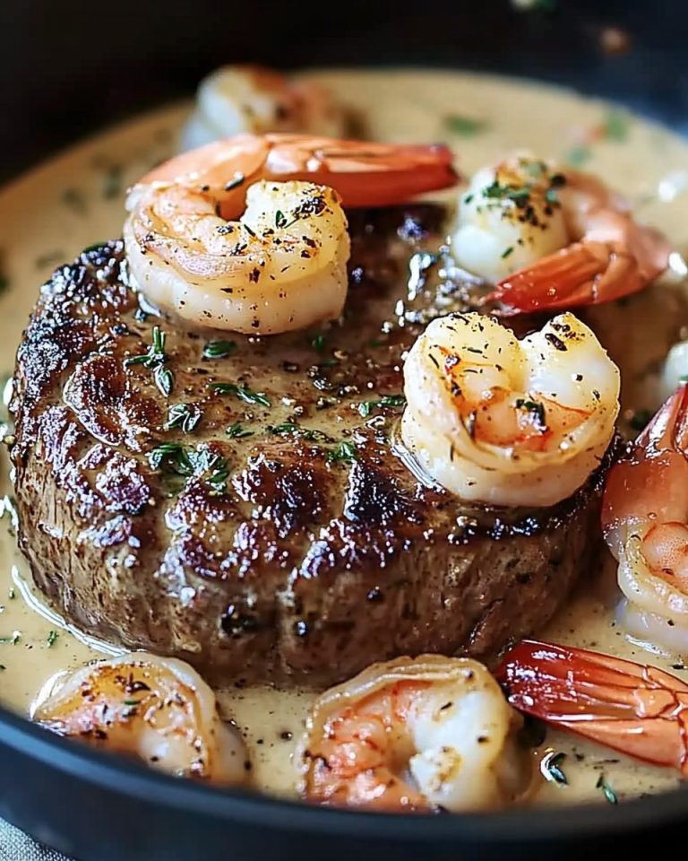 Filet Mignon with Shrimp and Lobster Cream Sauce - Newsile