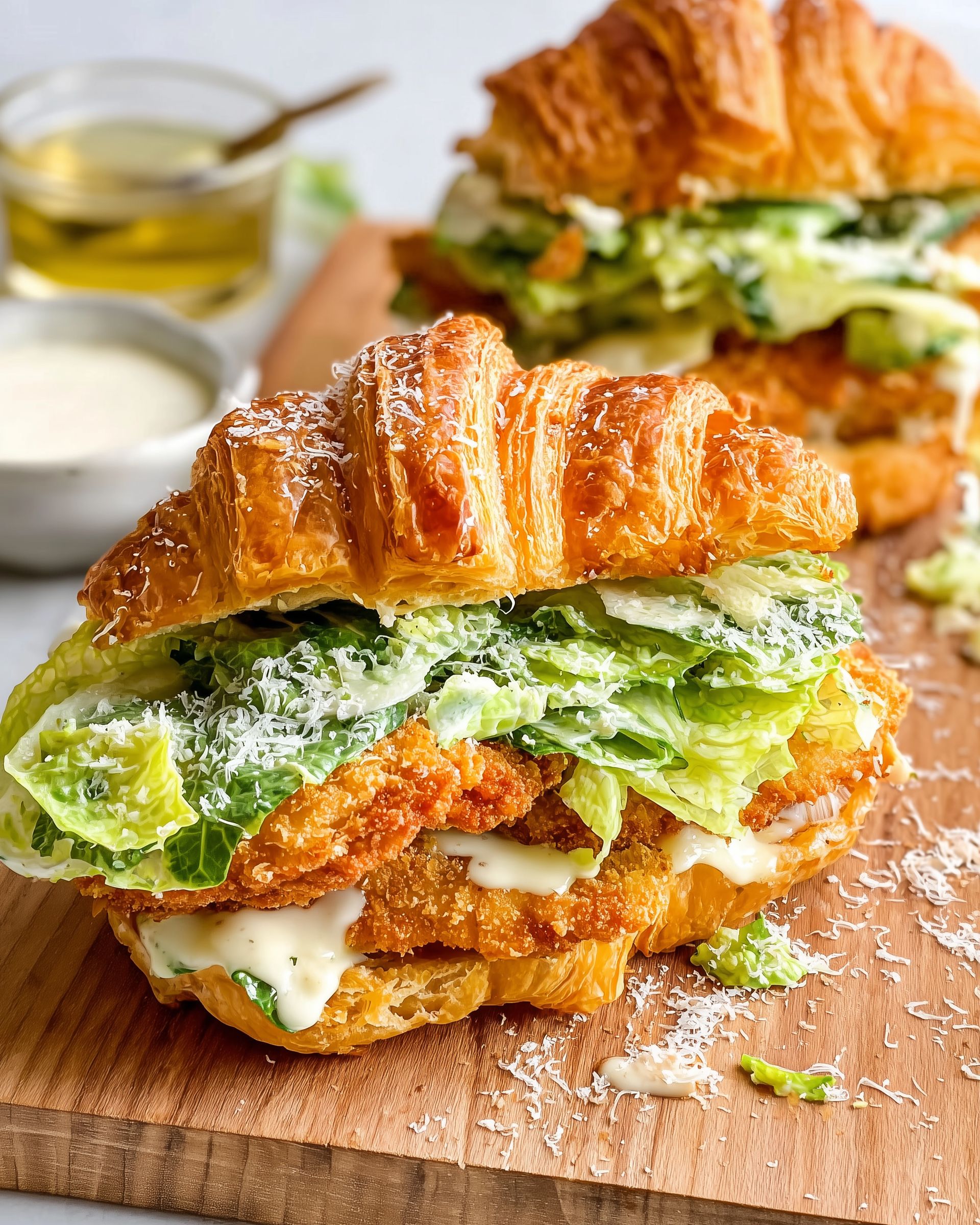 Crispy Chicken Croissant Sandwich Recipe - Newsile